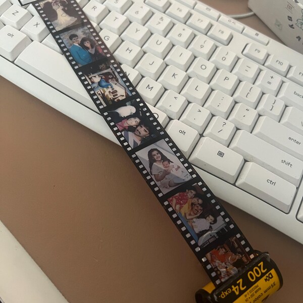 Memory Film Keychain 1-10 Photos Personalized Camera Roll Gift ...