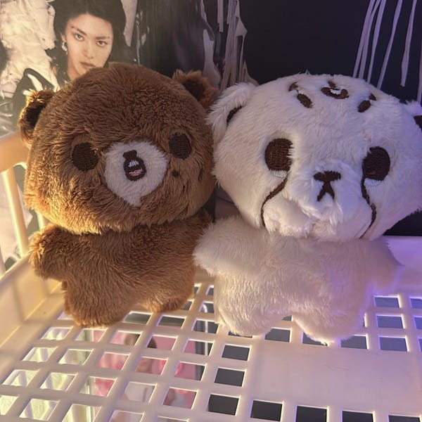 NCT DREAM NCT 127 Kpop Mark Lee Plush Keychain Cheetah Lee Plush Doll ...
