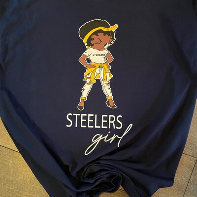 Betty Poop Steelers Girl Digital - Etsy