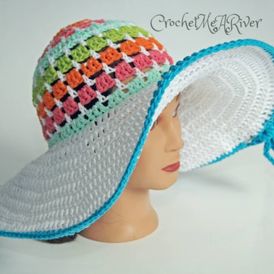 Crochet Hat PATTERN Life's a Beach Hat Crochet Pattern for Sun Hat ...