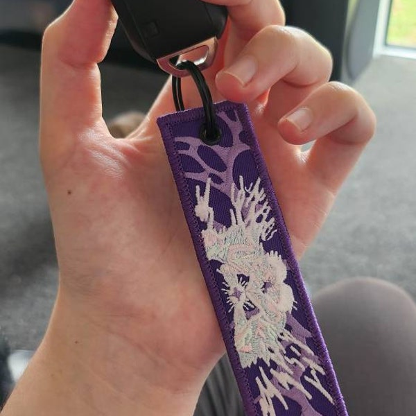 Jayvik Embroidered Key Tag - Etsy