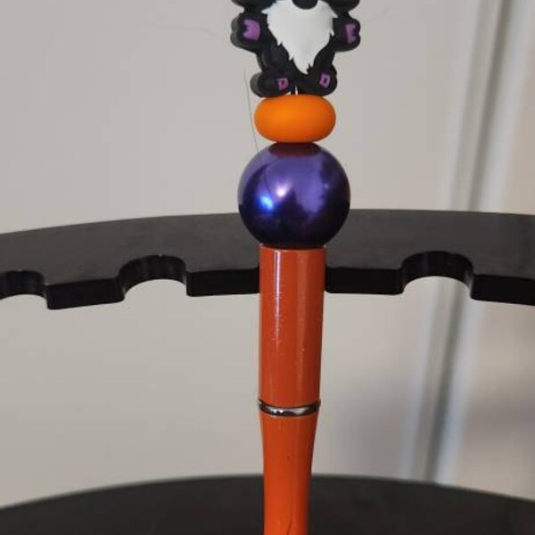 Pig Ink Pen // Silicone & Acrylic Beads Beaded Ink Pen // Many Options ...