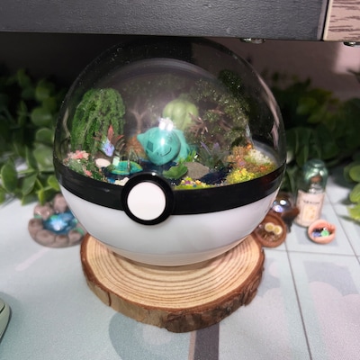Pokemon Terrarium Sweet Paradise Pokeball Diorama/ Custom/100mm /120mm ...