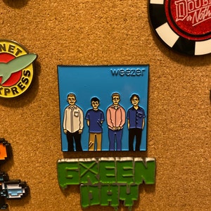 Blue Album Enamel Pin - Etsy