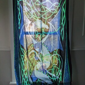Blue Celtic Tree of Life Tapestry, Fabric Decor, Irish Bed Spread ...