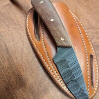 11 Long Custom Handmade Leather Sheath for Tracker Knife Fits up to 11 ...