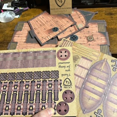 Giant Dnd Tavern Terrain Kit 129pc Double Side Printed on 1/8 MDF 11 ...