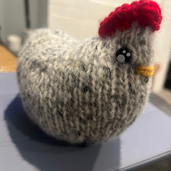 Barnyard Chicken Pattern PDF - Sentro or Addi Circular Knitting Machine ...