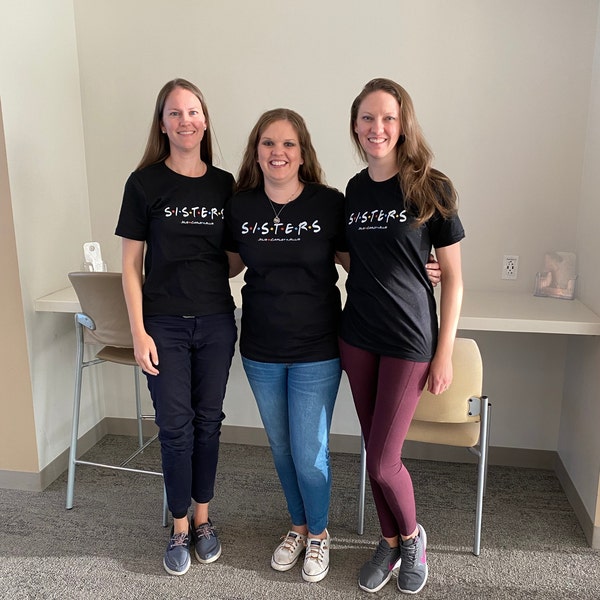 Custom Sisters Shirt, Customized Names of Sisters, Sister Squad Tshirts ...