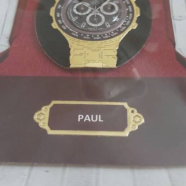 Mens Keepsake 3D Birthday Watch Card - Personalised Landmark Birthday ...