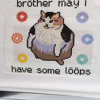 Brother May I Have Some Loops Cat Meme Funny, Modern, Subversive Cross ...
