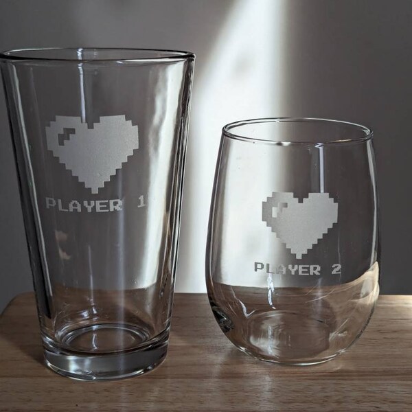 Custom Designed Glasses, Custom Logo Glass, Etched Glassware Gift ...
