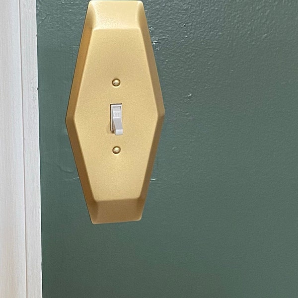 Hexo Painted Mid Century Modern Atomic Hexagon Light Switch Outlet ...