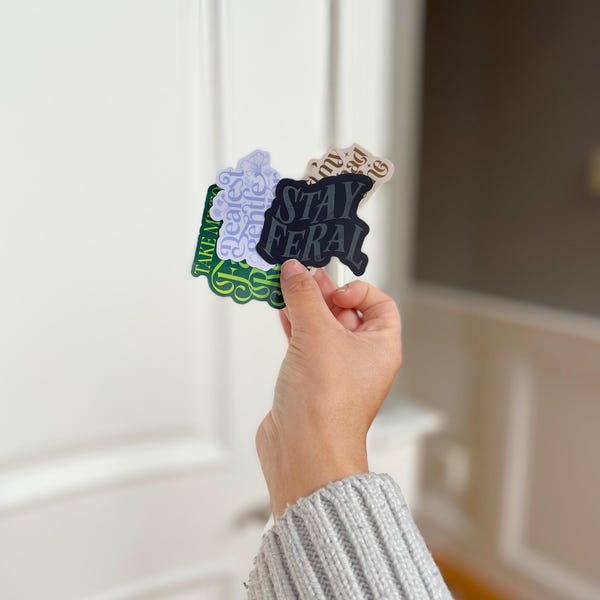 4 Pack of Gap Filler Mini-stickers | Daisy | Stickers - Etsy