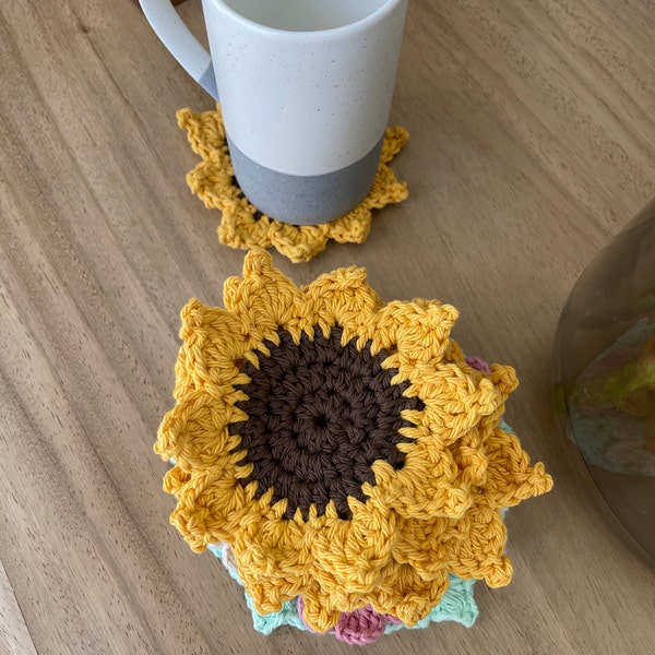 Daisy Coaster Sets - Etsy