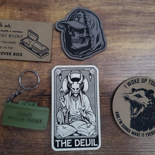 Ace of Swords Morale Patch, Crown and Sword Tarot Card Morale Patch ...