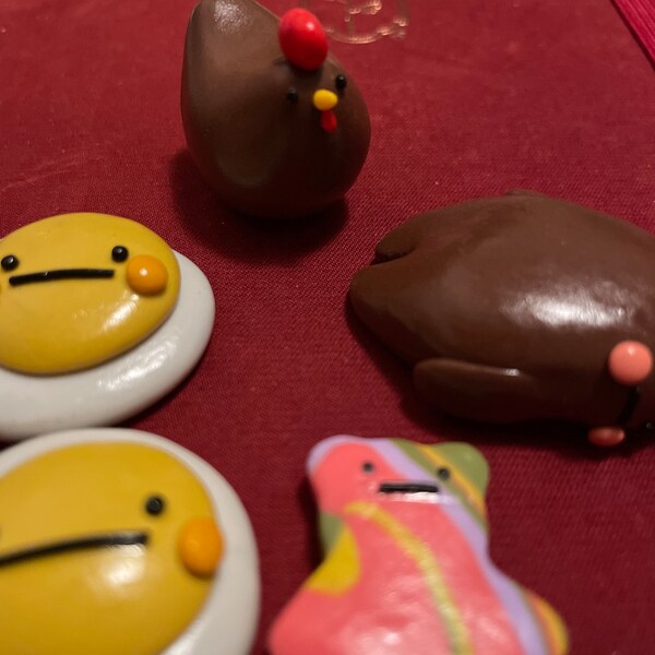 Handmade Polymer Clay Capybara Desk Friend Sculpture/art/polymer Clay ...