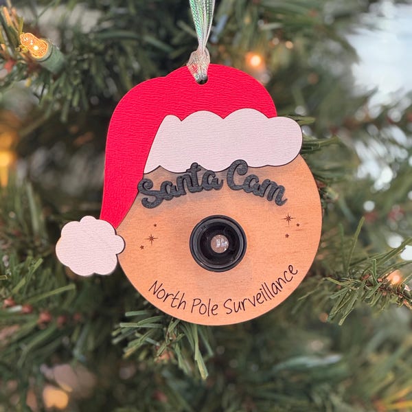 Santa Cam Lens for Ornaments, Christmas Santa Camera Lens, Santa Cam ...