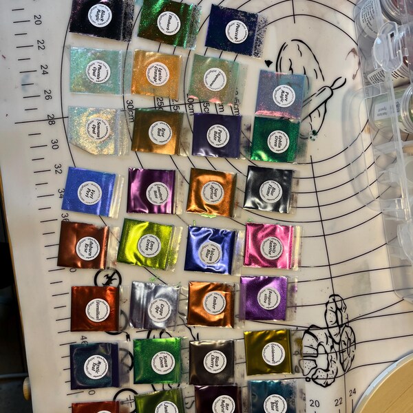 Emerald Flash Flake - Lumiere Lusters Color Shifting Chameleon Metallic ...