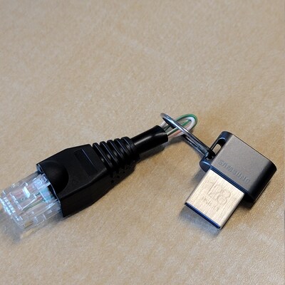 RJ45 Ethernet Loopback Keychain - Etsy