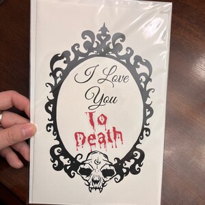 True Crime Greeting Card Valentine Anniversary Birthday - Etsy