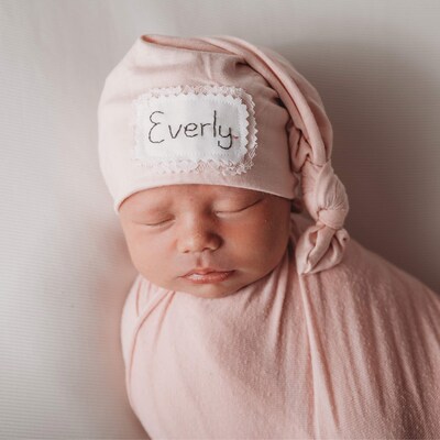 Purple Newborn, Gift for Her,personalized Newborn Hat, Lavender,baby ...