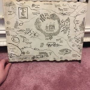 Kelewan Map The Riftwar Cycle Map Midkemia RiftWar Saga | Etsy