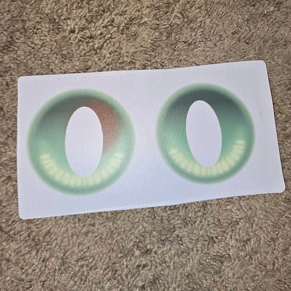 Cosplay Eye Material BENECREAT Fursuit Eye Mesh Sheets - 10 Pack PVC ...