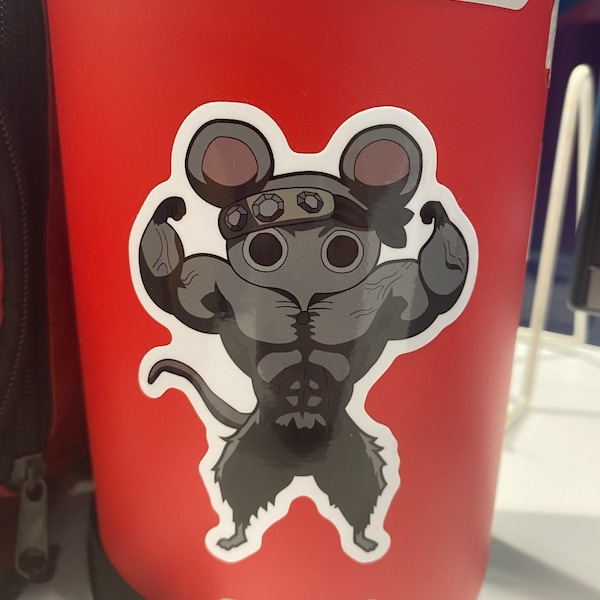 Laptop Decal | Muscle Mice Anime Sticker - Etsy