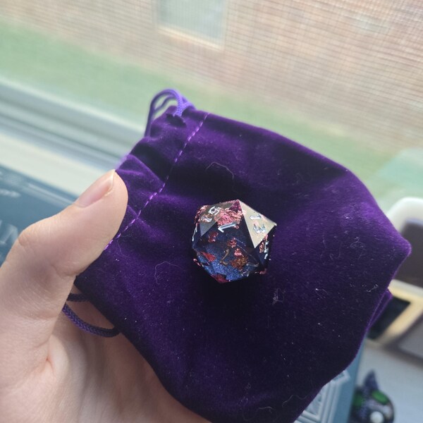 Magic Moon Liquid Core Dnd Dice Set for Role Playing Games, Galaxy ...