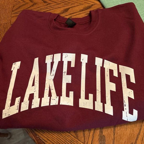 Lake Life Sweatshirt, Lake Hoodie, on the Lake Hoodie, Travel Lover ...