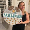 Welcome to Nut House, Digital Download, Round Door Hanger Svg, Fall ...