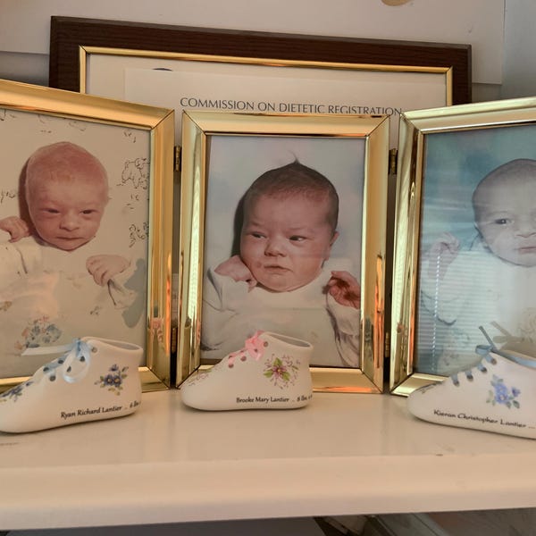 TBS Baby Keepsakes Nursery Plate Personalized Delft Blue - Etsy