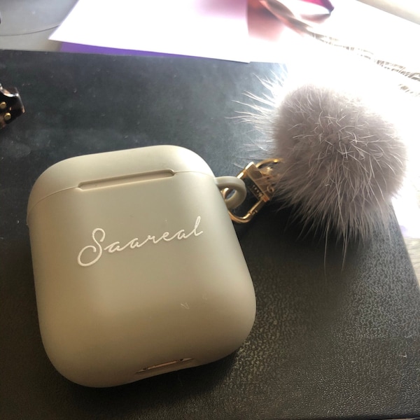 Custom Airpods Pro 3 Case Cute With Pom Pom Keychain,silicone AirPod ...