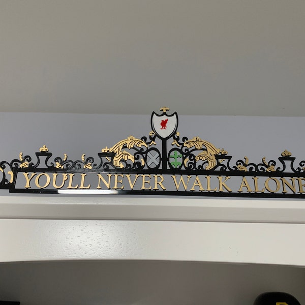 Liverpool 3D Signs - YNWA You'll Never Walk Alone and Liverbird Sign ...