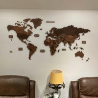 Wood Map Wooden World Map With Background Large Wall Art World Map Wall ...