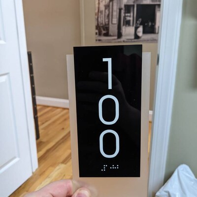 Bsign Unit Number Sign Custom Office Room Door Numbers Plaque - Etsy