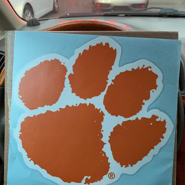 Clemson Tigers 12" Premium Vinyl Decal Licensed NCAA - Etsy
