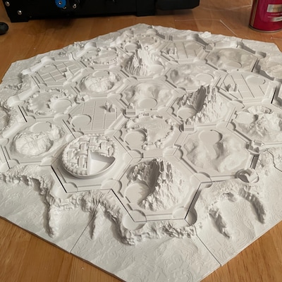 Custom 3D Print, Magnetic Game Board for Settlers of Catan - Etsy