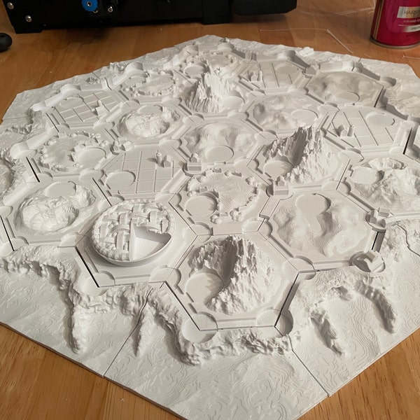 Custom 3D Print, Magnetic Game Board for Settlers of Catan - Etsy