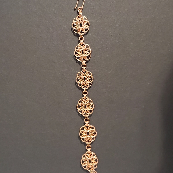 Chainmaille Jewelry Tutorial - Basic Beginners Helm Weave Instructions ...