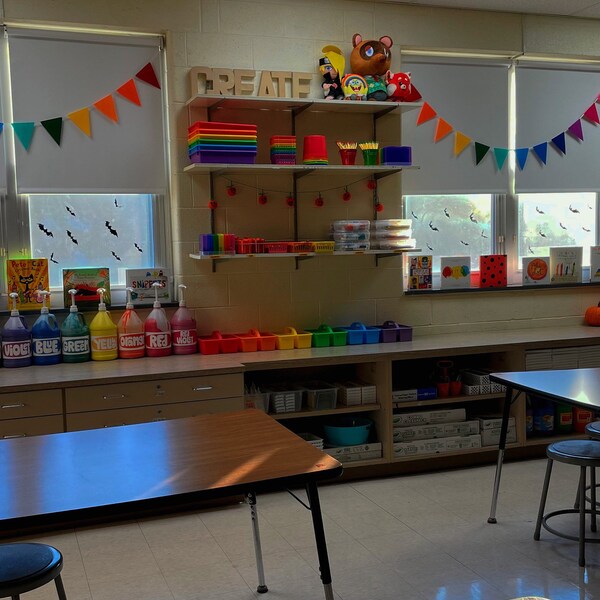 Color Wheel Poster, Art Classroom Decor, Color Wheel Printable, Color ...