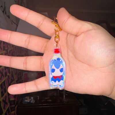 Cirno Bottle Keychain Cirno Touhou Project Fumo Fumo Kawaii Anime Meme ...