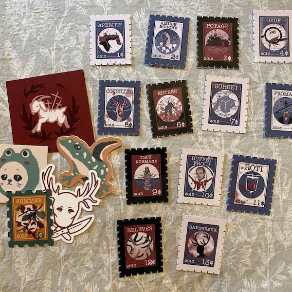 Hannibal S1 Sticker Stamps - Etsy