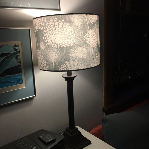 Dandelion Poof Lampshade: Floral Lampshade, Home Decor, Lampshade for ...