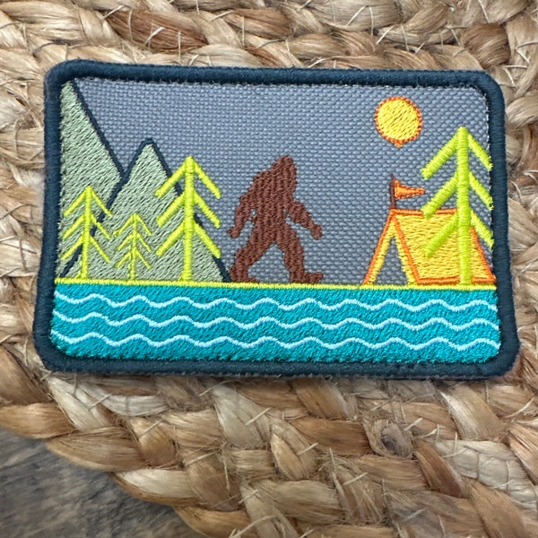 Topo Skull Patch - Morale Patch, Velcro Patch, Jackalope Forest, Scout ...