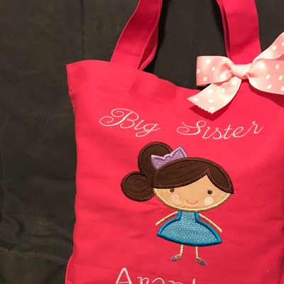 TOTE BAG Girly Girl Custom Designed and Personalized Toddler - Etsy