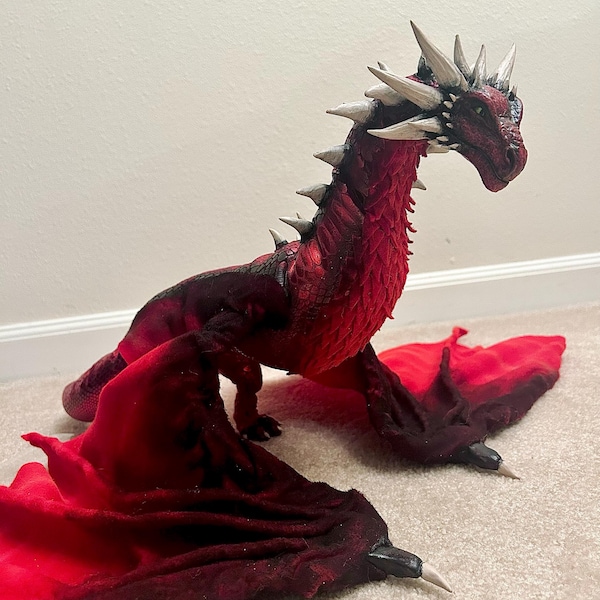 Drogon Rhaegal Viserion Posable Dragons | Got Inspired | Art Doll | Fantasy Creature | Dragon ...