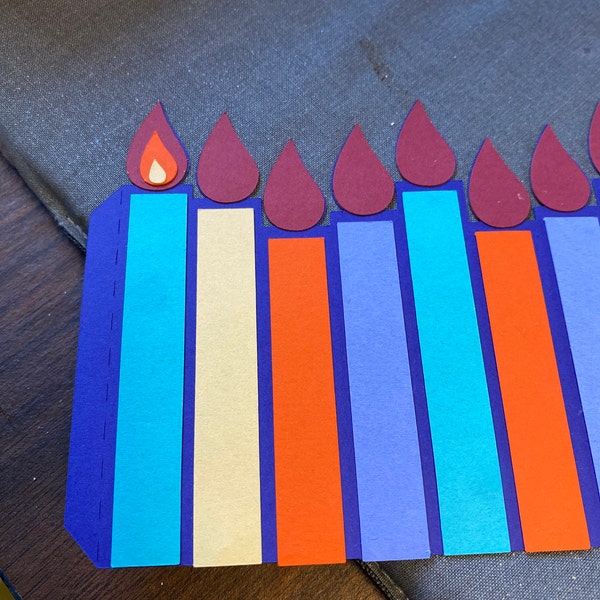 Expanding Candle Birthday Card - SVG Digital File - Etsy