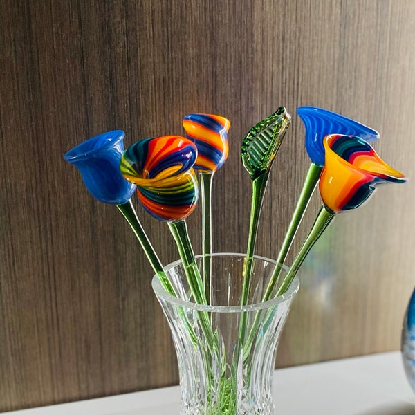 Flower One-hitter Smoking Pipe | Heady Glass Pipe | Flower Pipe for ...